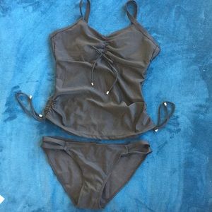 Swim | Nwot Black Tankini Swimsuit | Poshmark